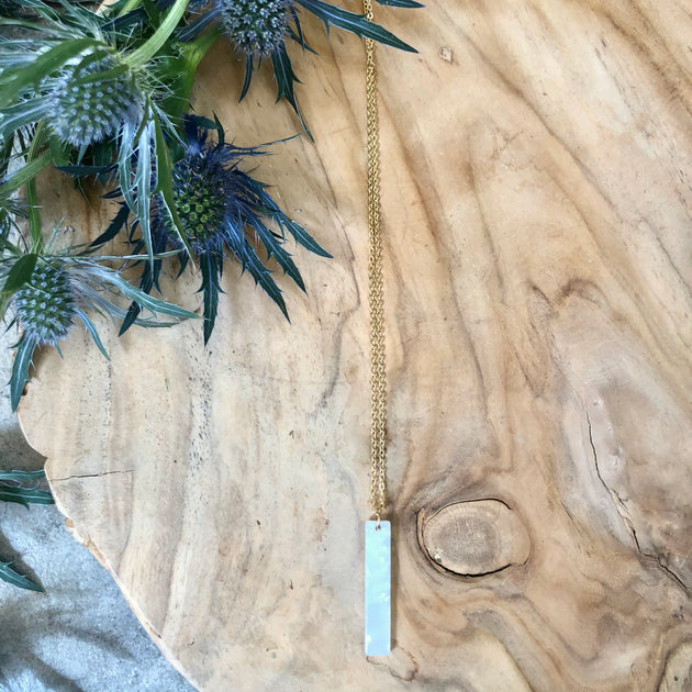 Mandy Necklace - Pearl – Harlow Jewelry